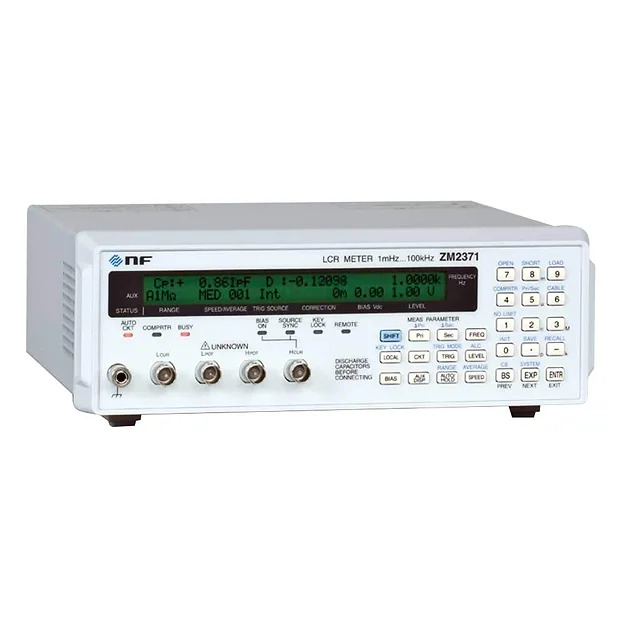 NF รุ่นZM-2371เครื่องวัดความต้านทานขดลวดแบบตั้งโต๊ะ,Benchtop LCR meter,meas.frequency:1mHz ...