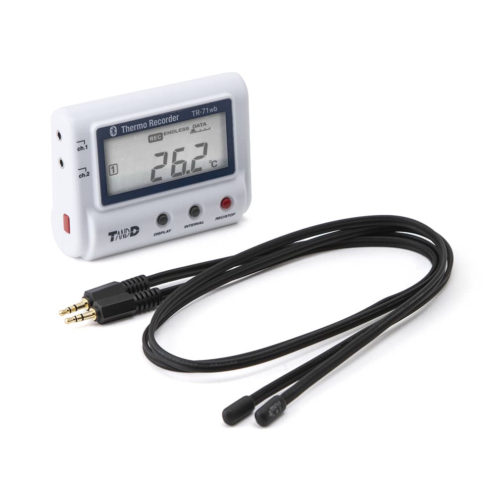 T&D รุ่น TR-71nw เครื่องบันทึกข้อมูลอุณหภูมิ,Temperature Data Logger 2ch,meas.range:-40～110°C ...