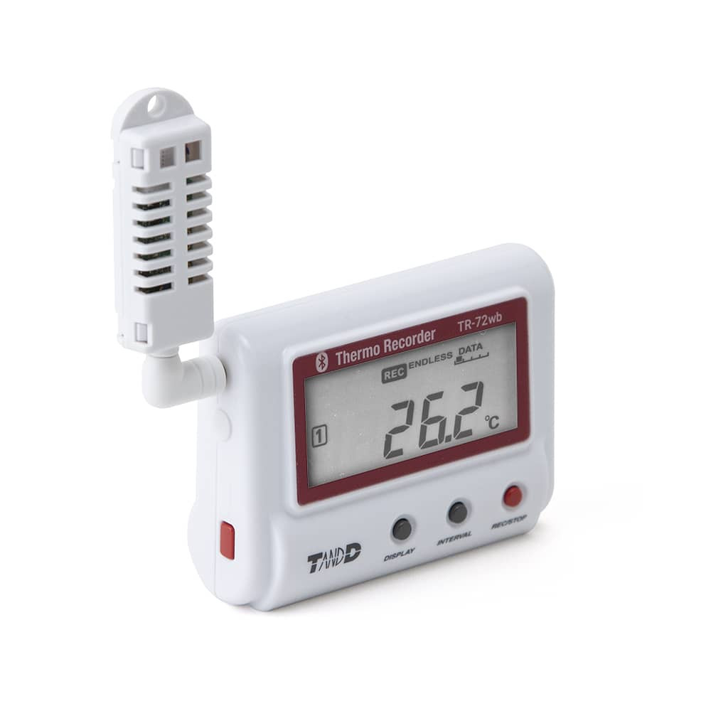 T&D รุ่น TR-72WB เครื่องวัดและบันทึกค่าอุณหภูมิความชื้น,Temp&Humidity WiFi Logger Temp.:0～55°C ...