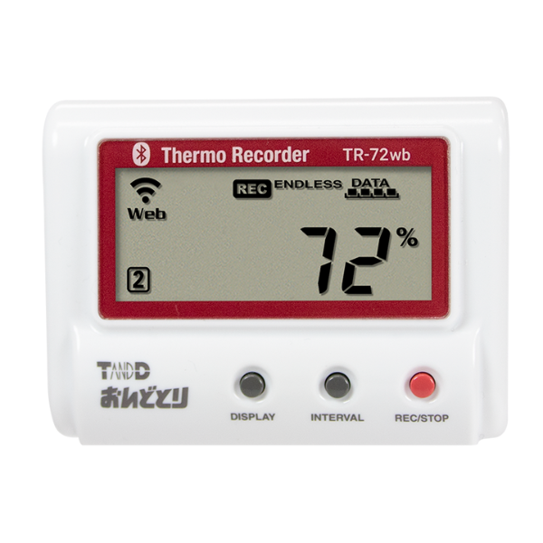 T&D รุ่น TR-72WB เครื่องวัดและบันทึกข้อมูลอุณหภูมิความชื้น,Temperature&humidity data logger,Meas ...